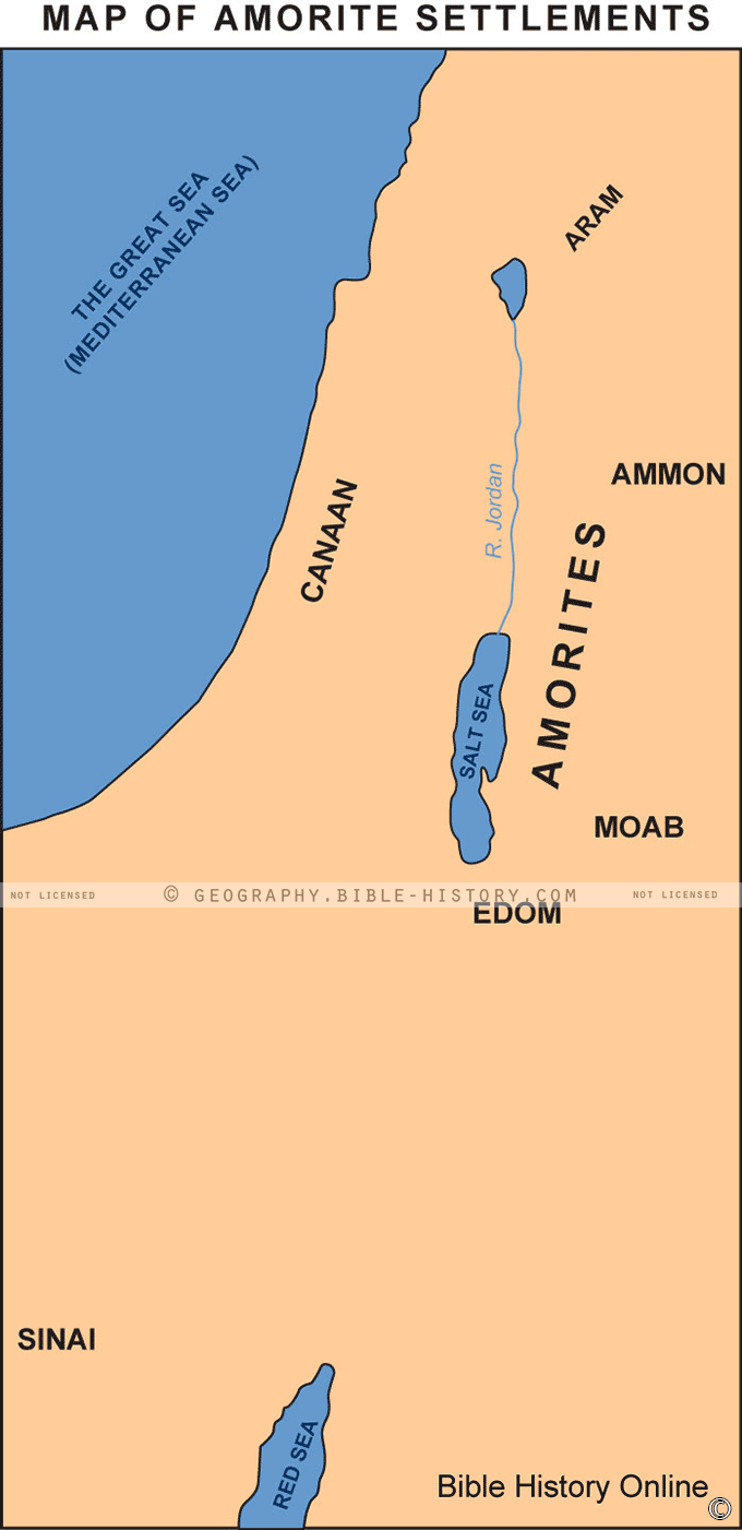 Unraveling the Legacy of the Amorites: Map of Ancient Settlements ...
