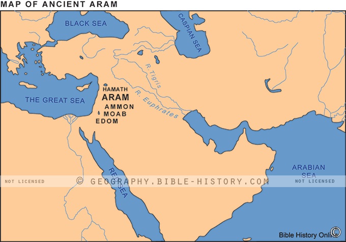Exploring the Mysteries of Ancient Aram: Detailed Map and Cultural ...